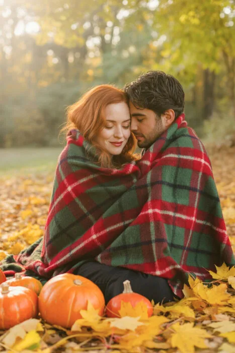 25 Fall Couple Photo Ideas: Cute Poses, Cozy Outfits & Aesthetic Locations