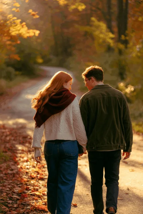 25 Fall Couple Photo Ideas: Cute Poses, Cozy Outfits & Aesthetic Locations