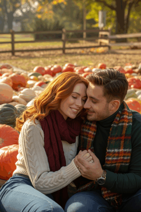 25 Fall Couple Photo Ideas: Cute Poses, Cozy Outfits & Aesthetic Locations